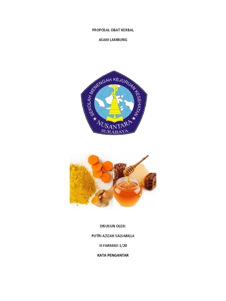 Proposal Obat Herbal Asam Lambung | PDF