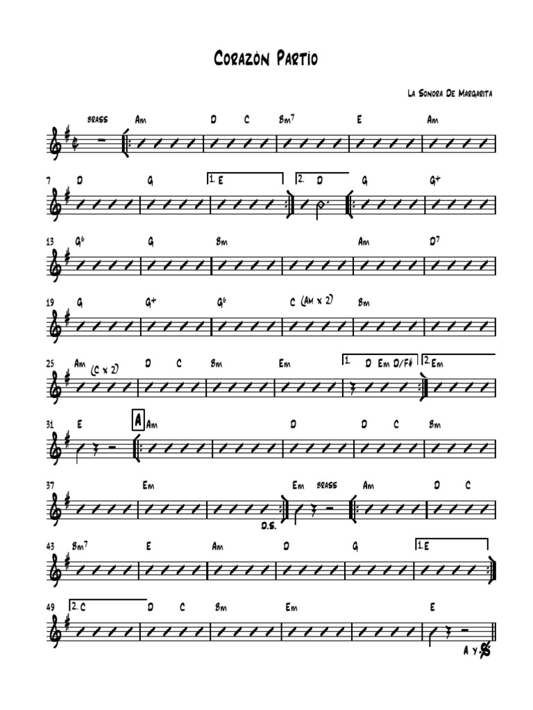 Corazón Partío - Partitura Completa | PDF