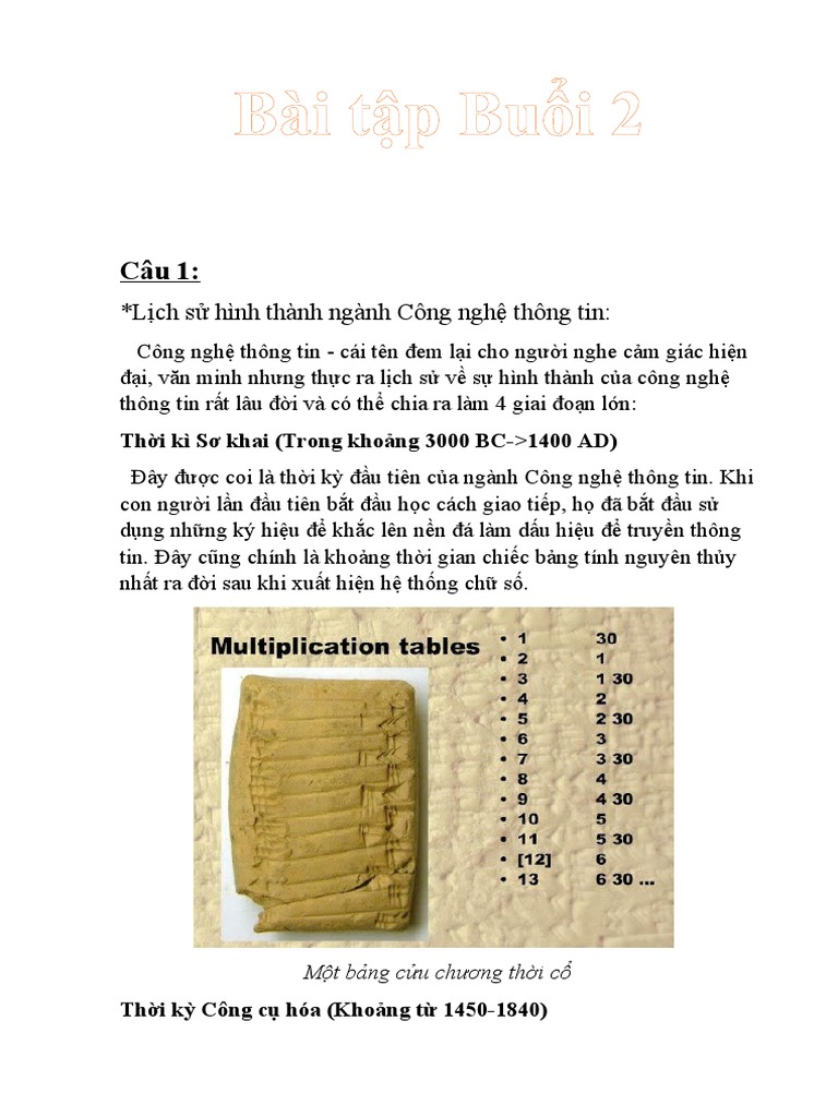 Bai Tap Buoi 2 Ngac Ngoc Hien 63B CNTT | PDF