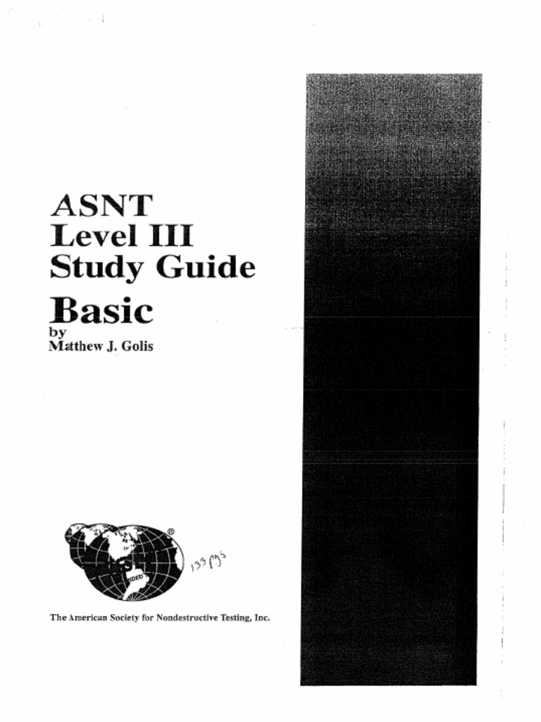 Asnt Level III Basic Study Guide | PDF