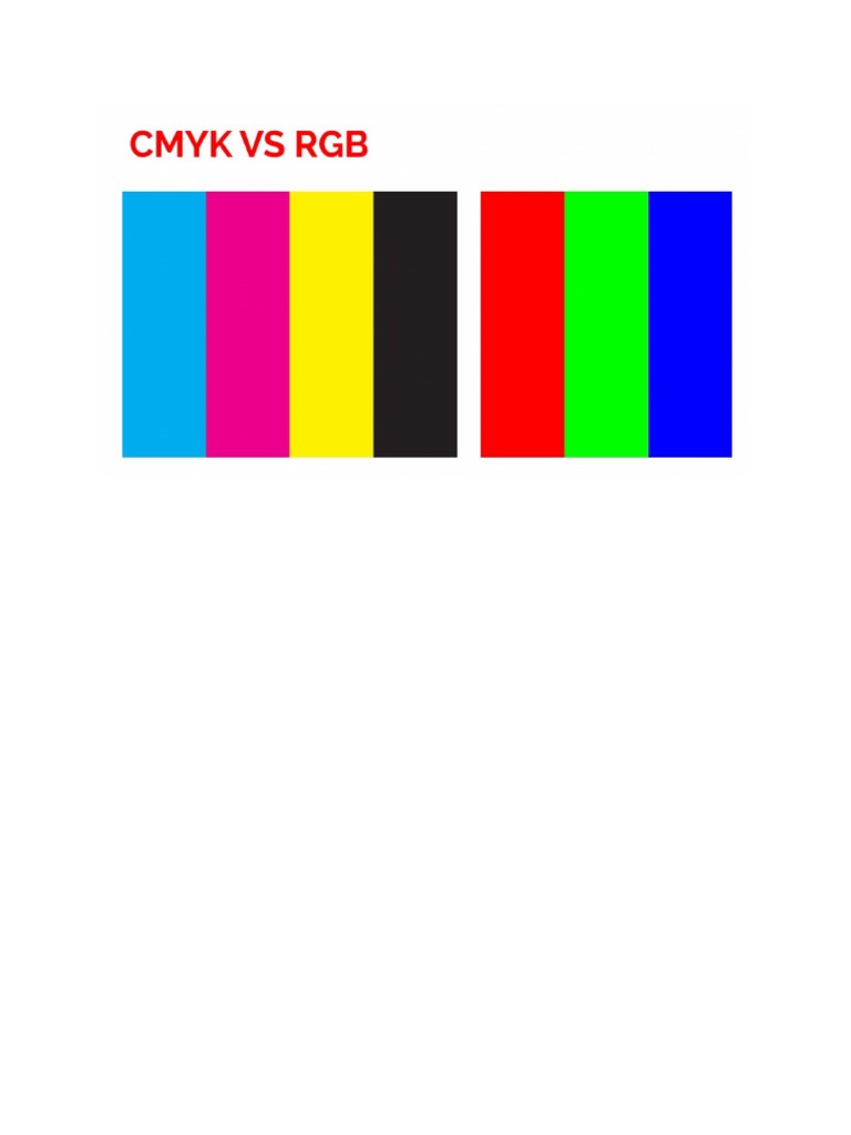 CMYK - RGB Print Test | PDF