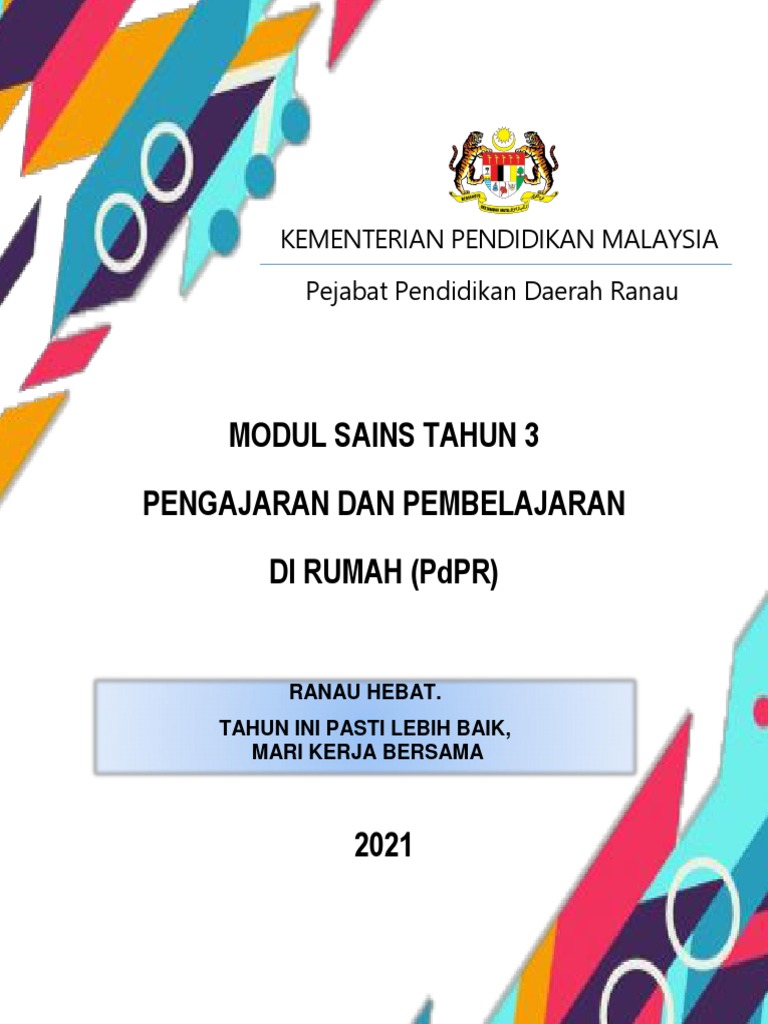 Modul PDPR SAINS Tahun 3 - PPDRanau - 2021 | PDF