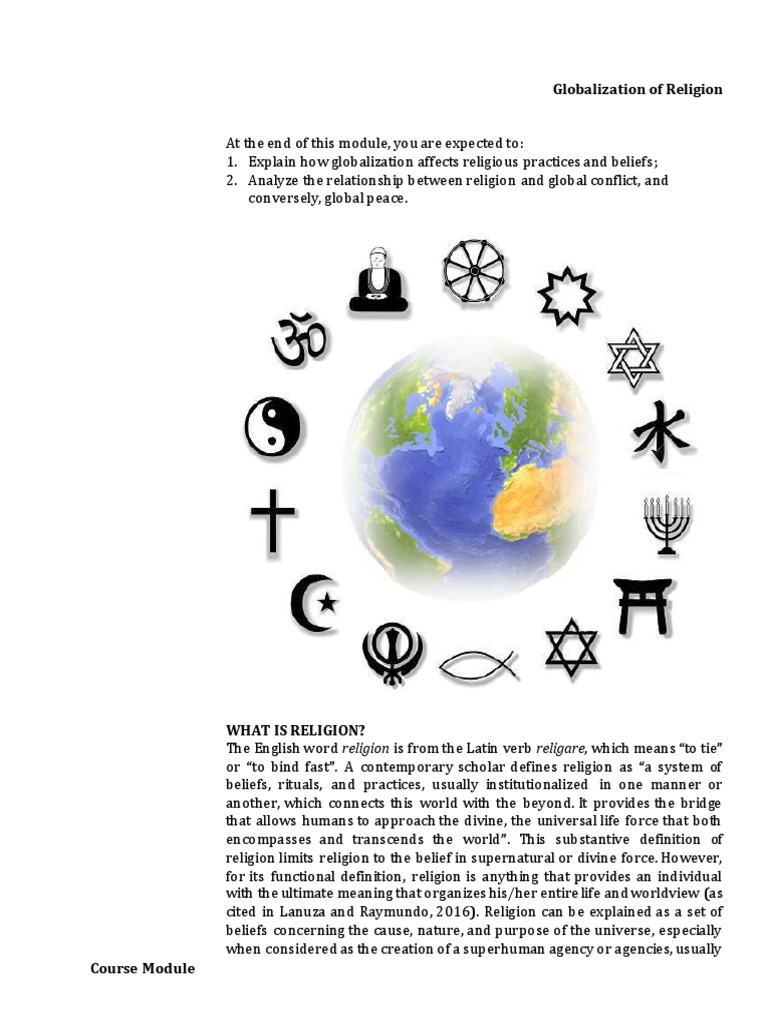 Globalization and Religion Dynamics | PDF | Prophets And Messengers In ...