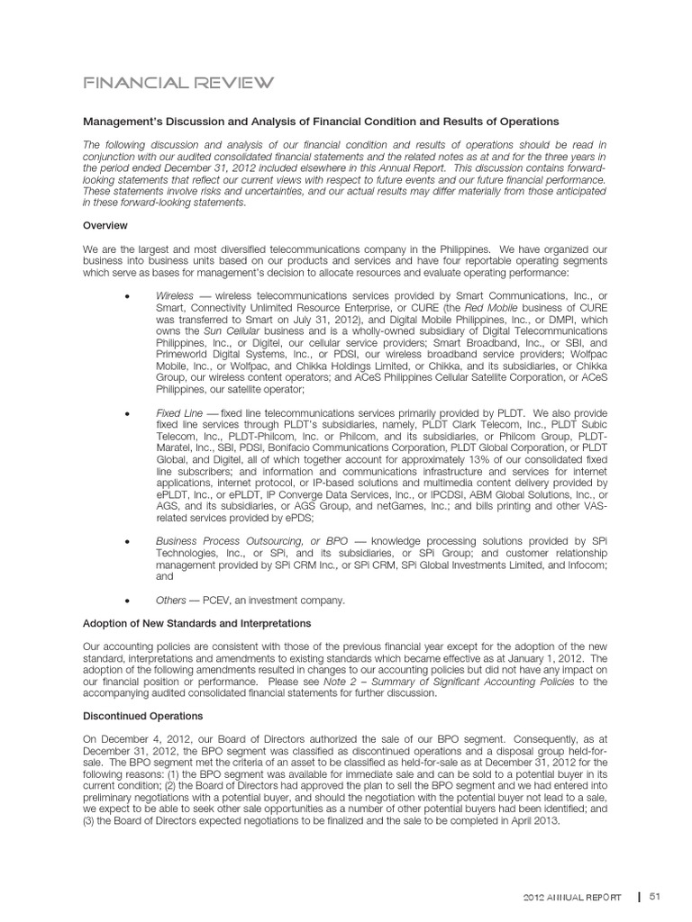 Financial Section 2012 | PDF | Business | Economies