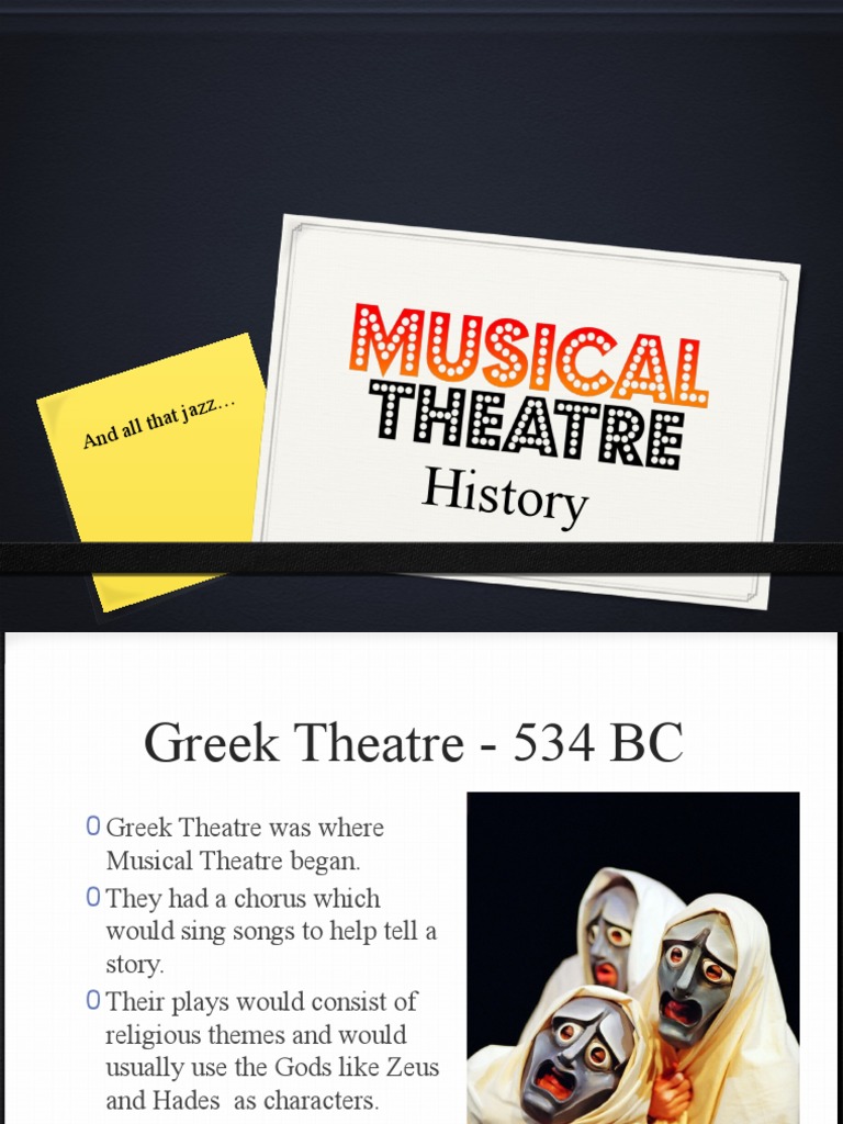 Musical Theatre History | PDF | Musical Theatre | Vaudeville