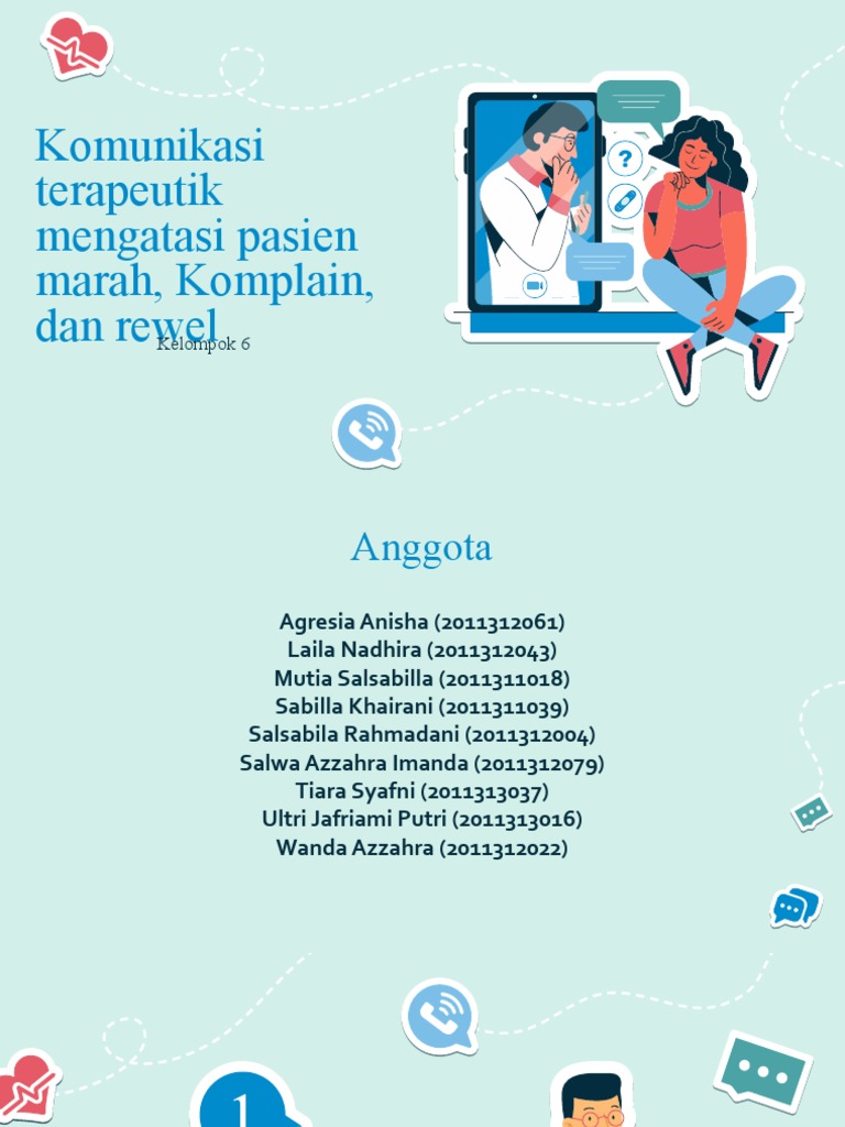 Komunikasi Terapeutik Mengatasi Pasien Marah, Komplain, Dan Rewel ...