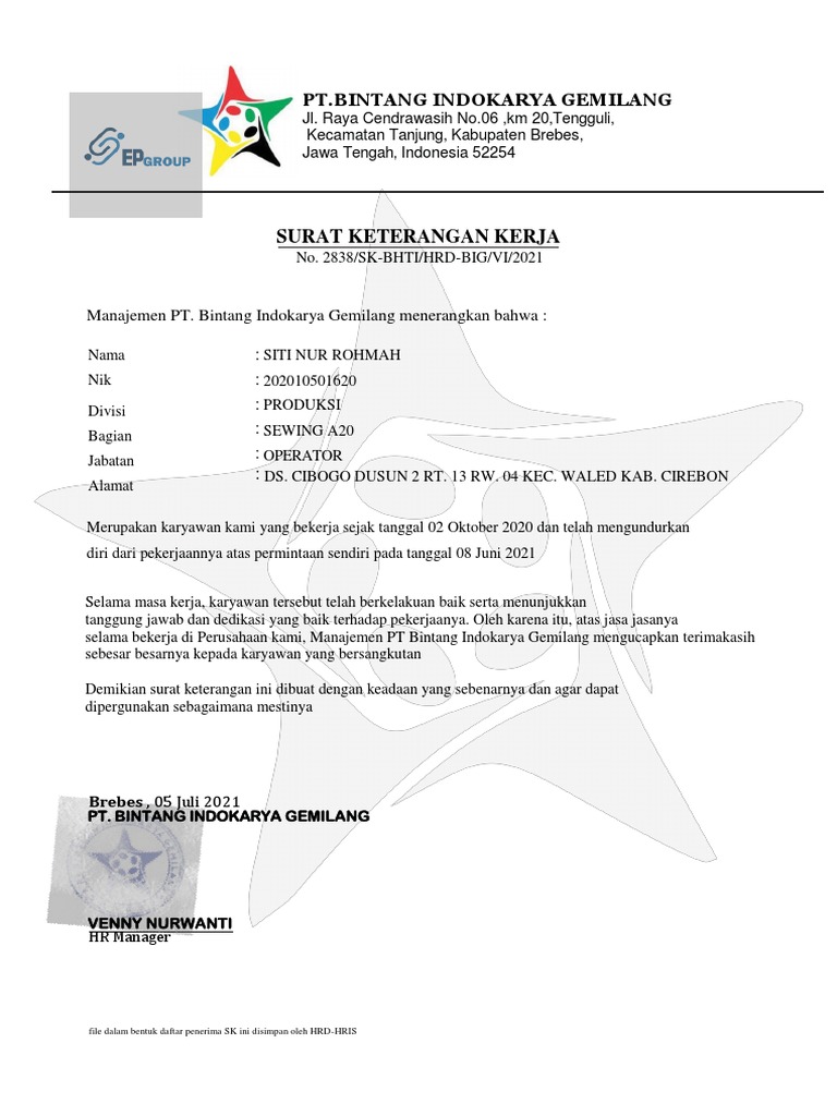 INDOKARYA SITI NUR 01docx | PDF | Bisnis