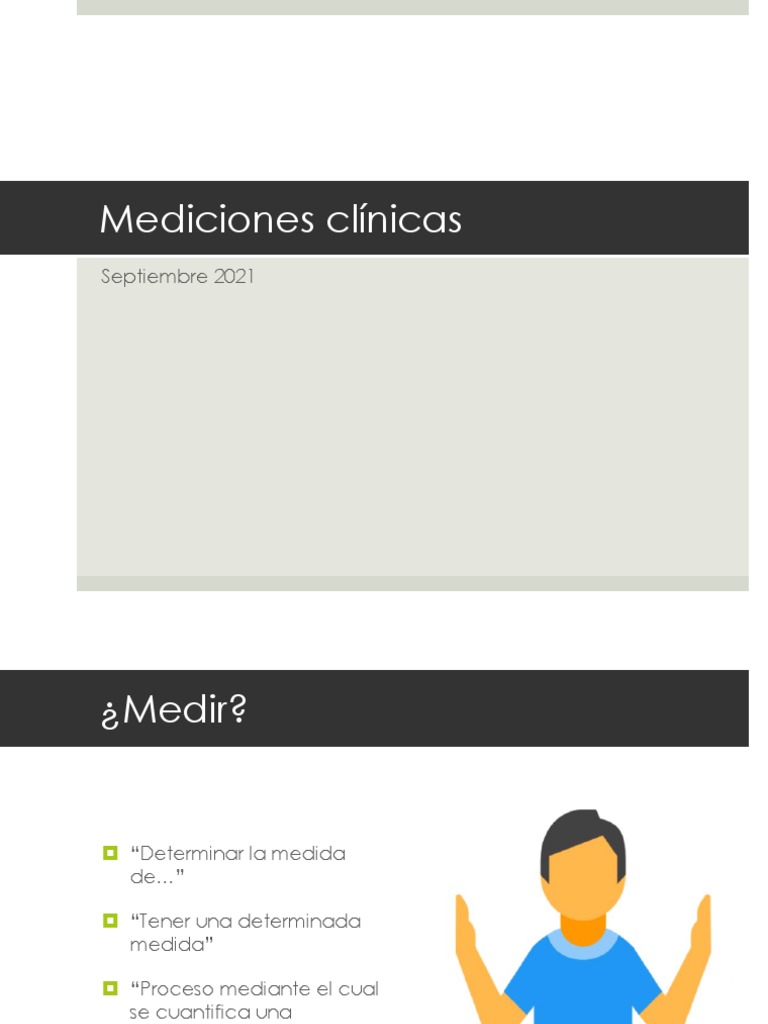 Guía de Mediciones Clínicas | PDF | Especialidades Medicas | Medicina CLINICA