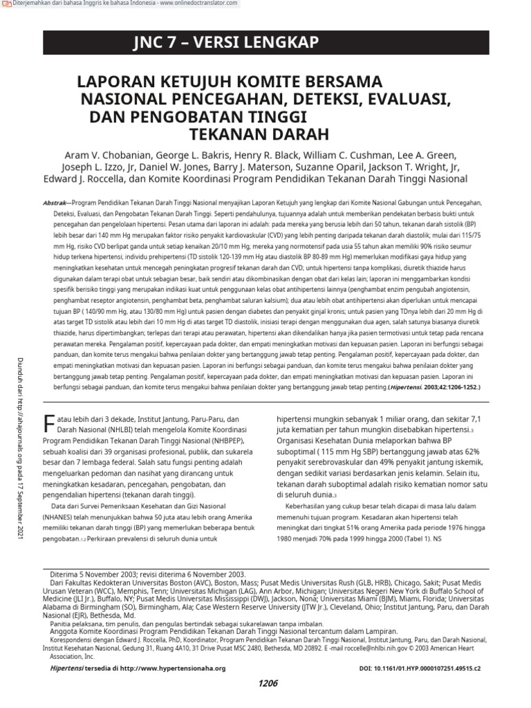 Chobain JNC 7 | PDF