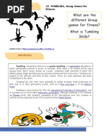 Types and Techniques of Somersaults | PDF | Gymnastics | Sports