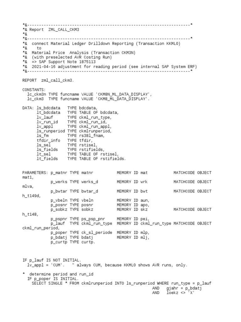ZML Call CKM3 | PDF | Computing | Computer Programming