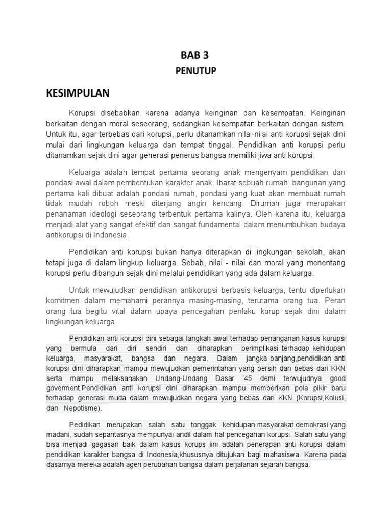 KESIMPULAN | PDF
