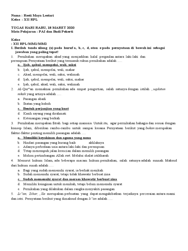 Resti Maya Lestari Xii RPL | PDF