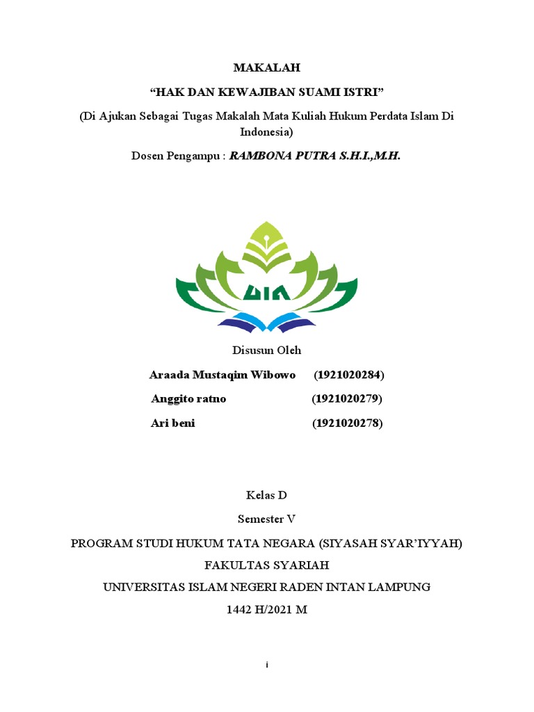Makalah Kel 4 HPI | PDF