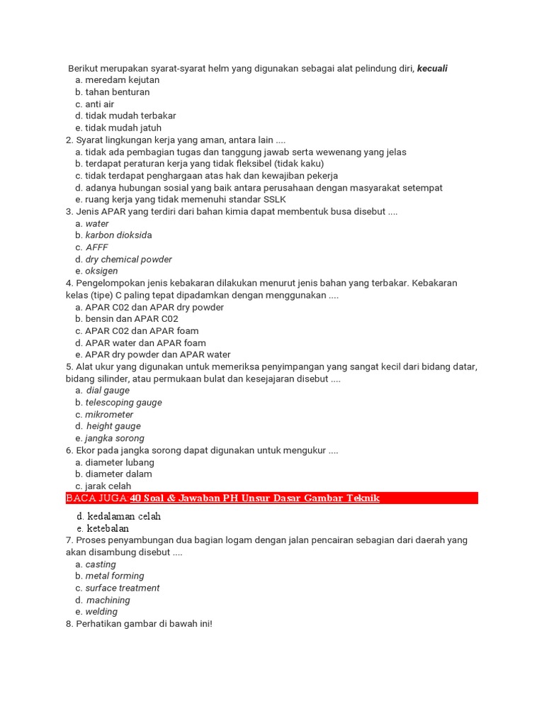 Soal PDTM | PDF | Griya & Taman | Teknologi & Rekayasa