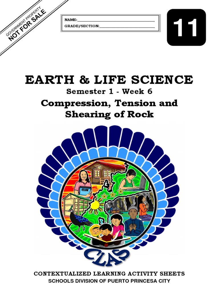 Earth & Life Science: Compression, Tension and Shearing of Rock | PDF ...