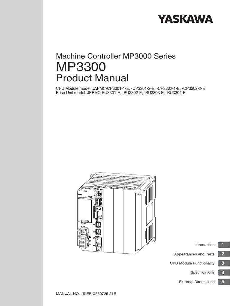MP3300 Product Manual | PDF | Power Supply | Safety