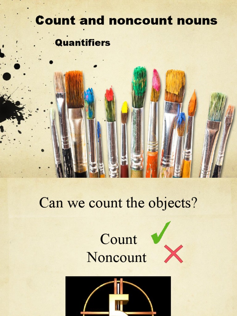 Count and Noncount Nouns Quantifiers | PDF