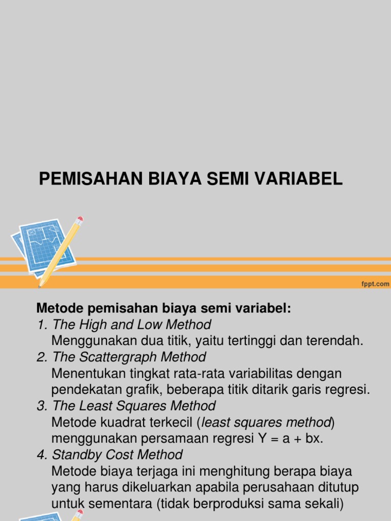 Metode Pemisahan Biaya | PDF