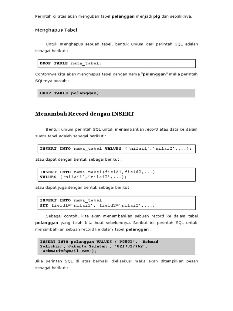 Pertemuan 6 - DML | PDF
