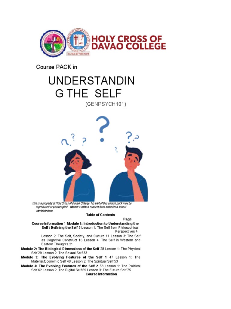 Course Pack UTS | PDF | Rationalism | Self