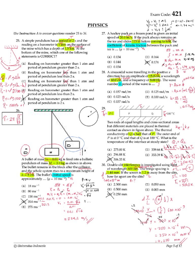 Bahas Soal Fisika SIMAK KKI | PDF