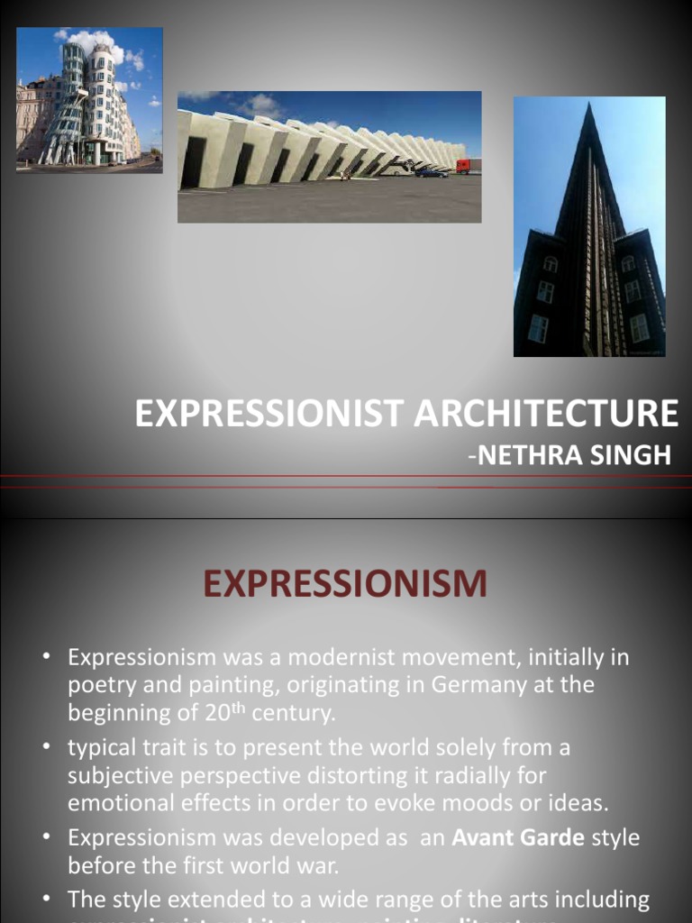 Expressionist Architecture Guide | PDF | Expressionism | Aesthetics