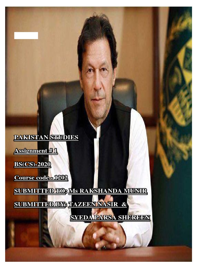 PST Assignment # 1 | PDF | Pakistan