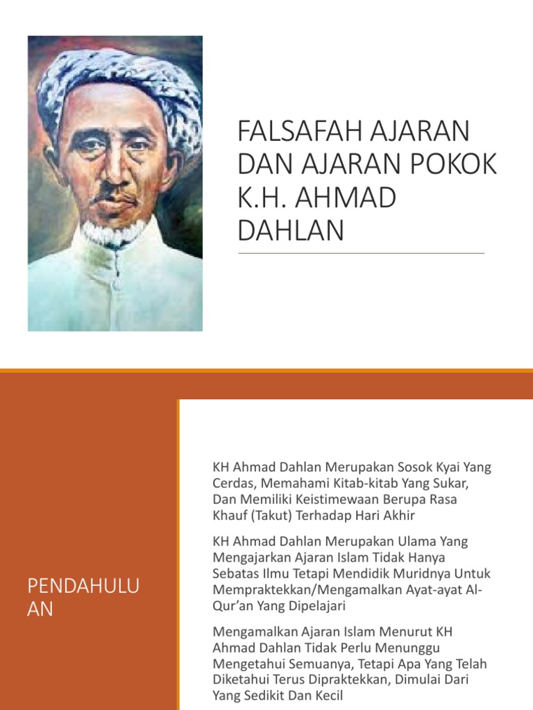 Falsafah Dan Ajaran Pokok Kha Dahlan | PDF | Agama & Spiritualitas