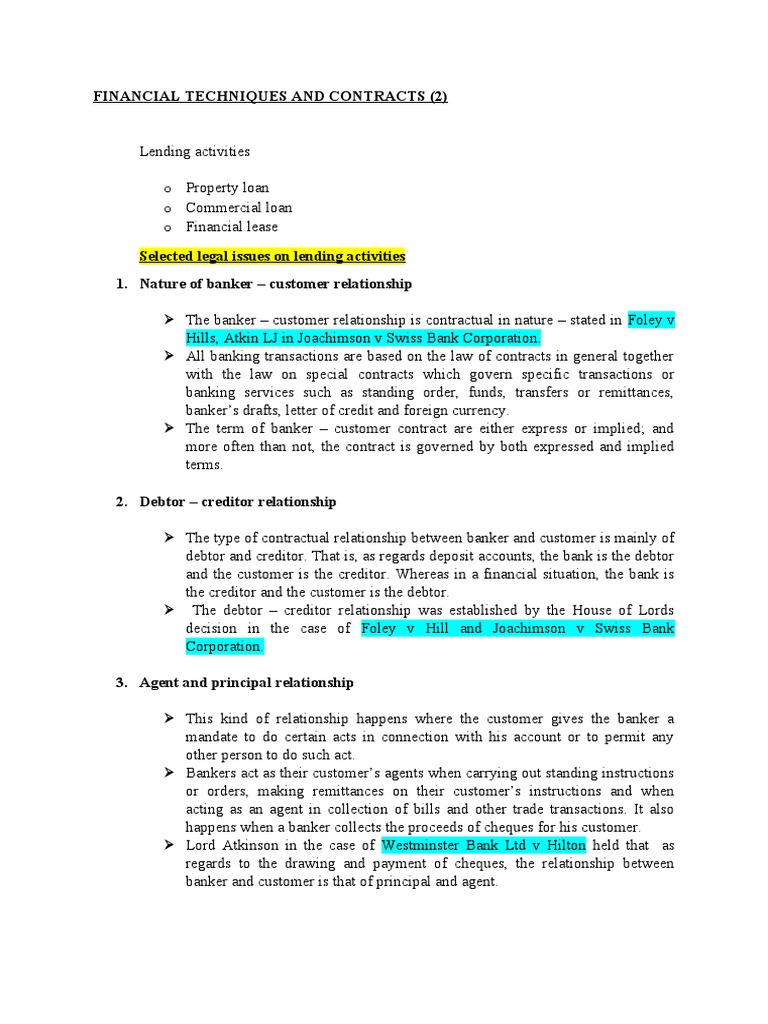 Banking Law Notes 8 | PDF | Banks | Fiduciary