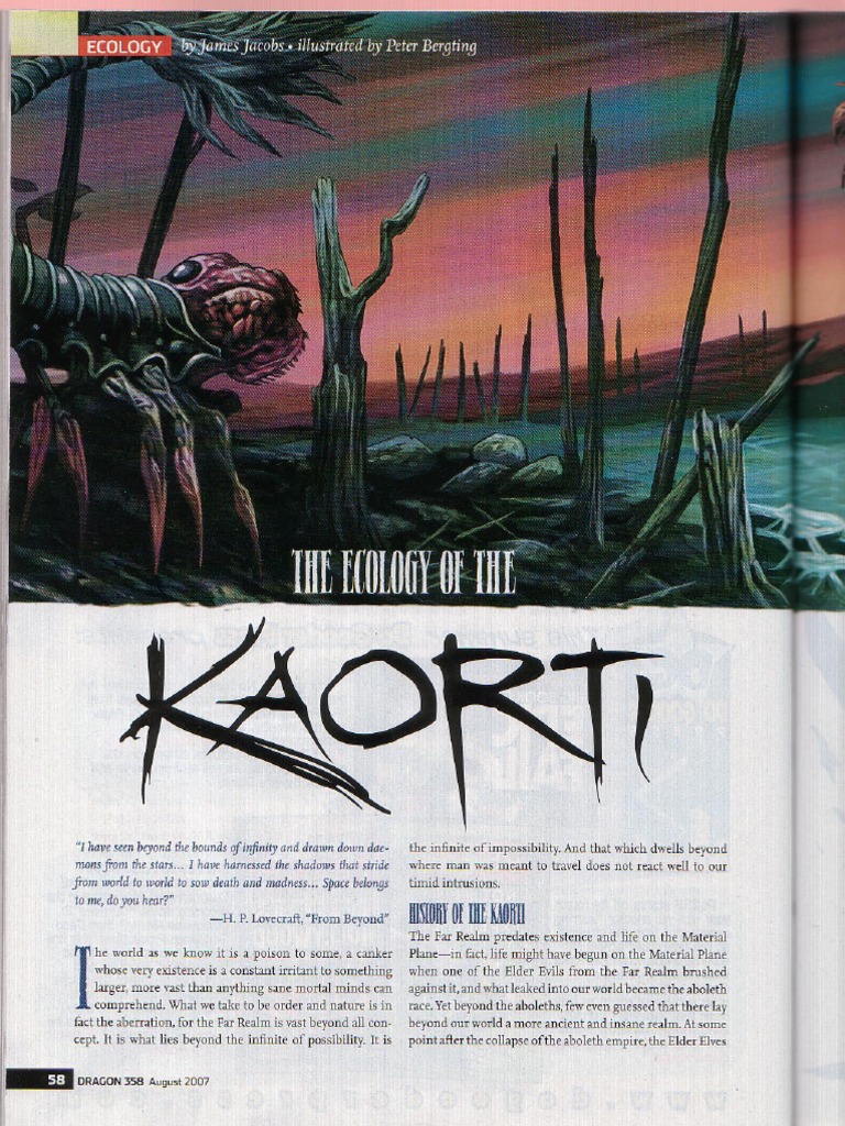 Dragon #358 - The Ecology of The Kaorti | PDF