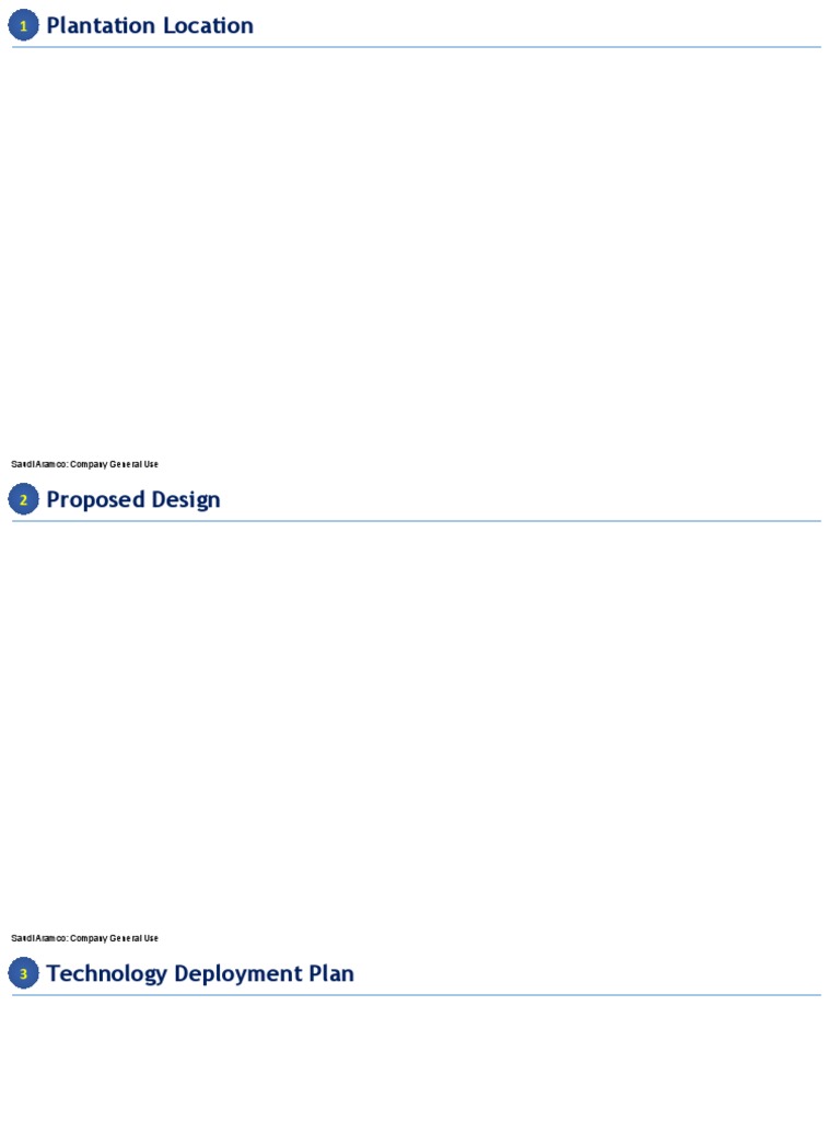 Plan For Plantation Template | PDF