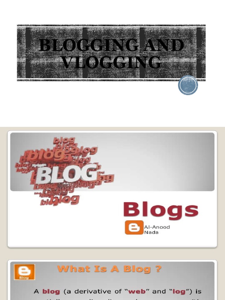 Blog vs Vlog: Key Differences Explained | PDF | Blog | Websites