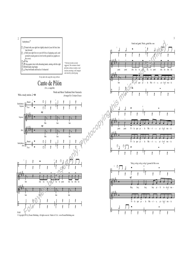 Canto Del Pilón | PDF