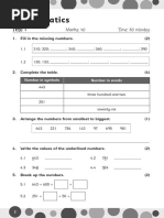 Cambridge Primary Checkpoint: Mathematics 0845/01 | PDF | Copyright