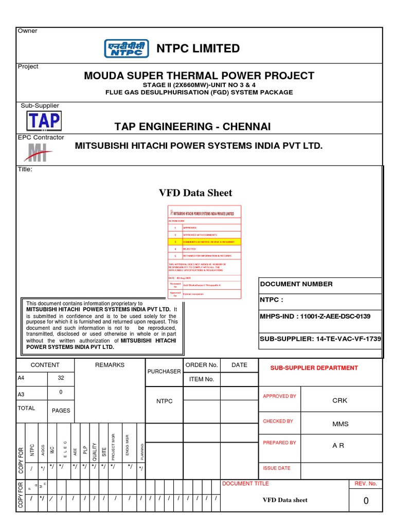 Comment - Mouda - R0 - VFD Data Sheet | PDF | Computing | Computer ...