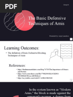 Arnis: 12 Basic Strikes and Blocks | PDF