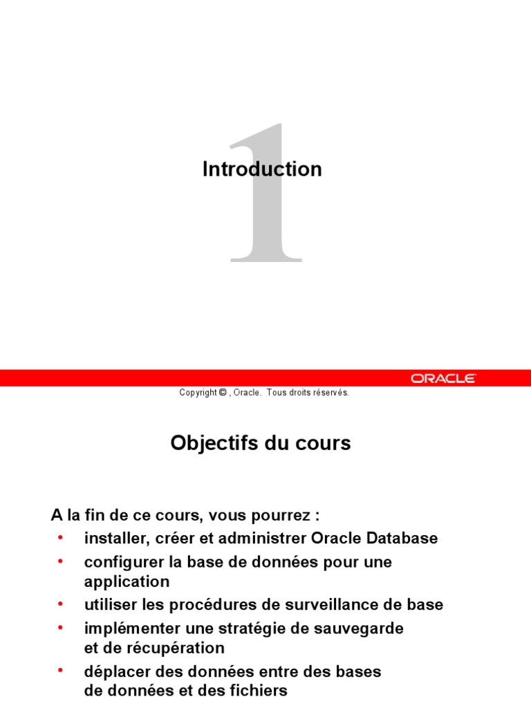 @@less01 DB Architecture | PDF | Base de données Oracle | Bases de données