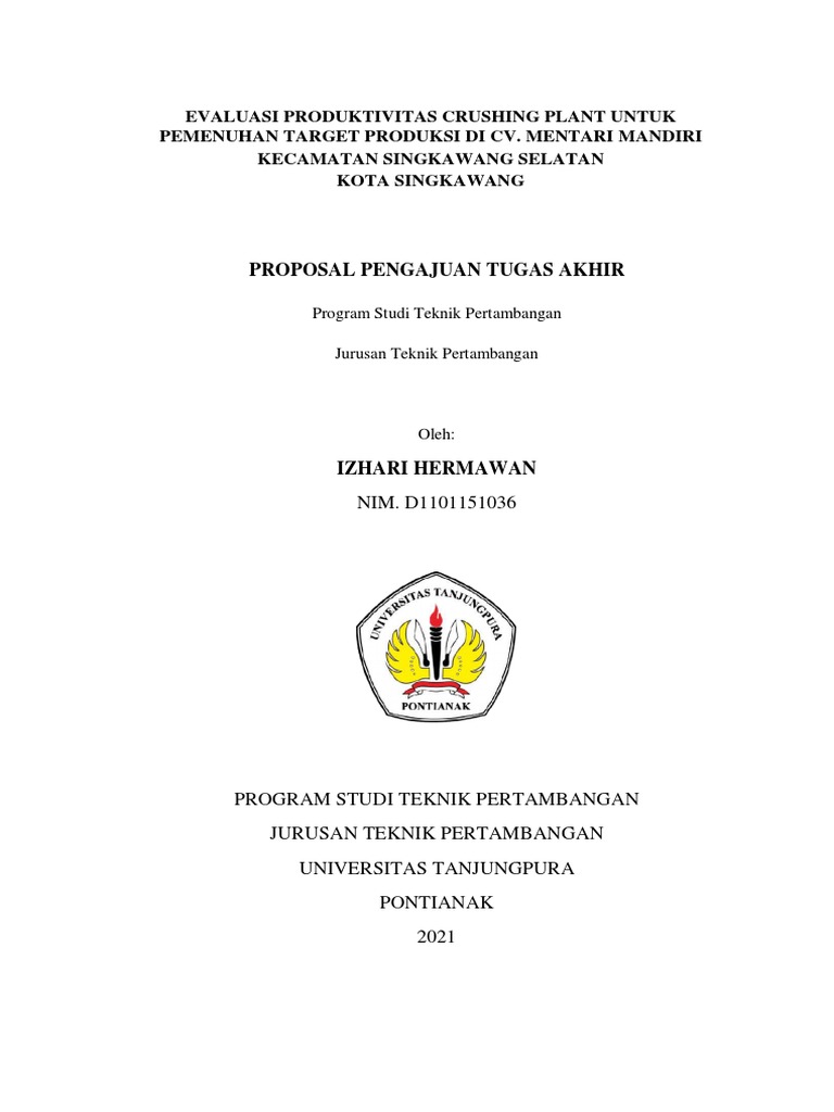Proposal Skripsi CV Mentari Mandiri - 2 | PDF
