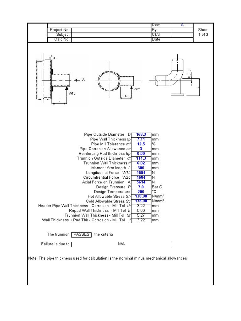 Trunnion | PDF | Building Materials | Materials