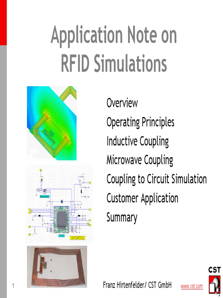 Application Note On RFID Simulations | PDF | Radio Frequency ...