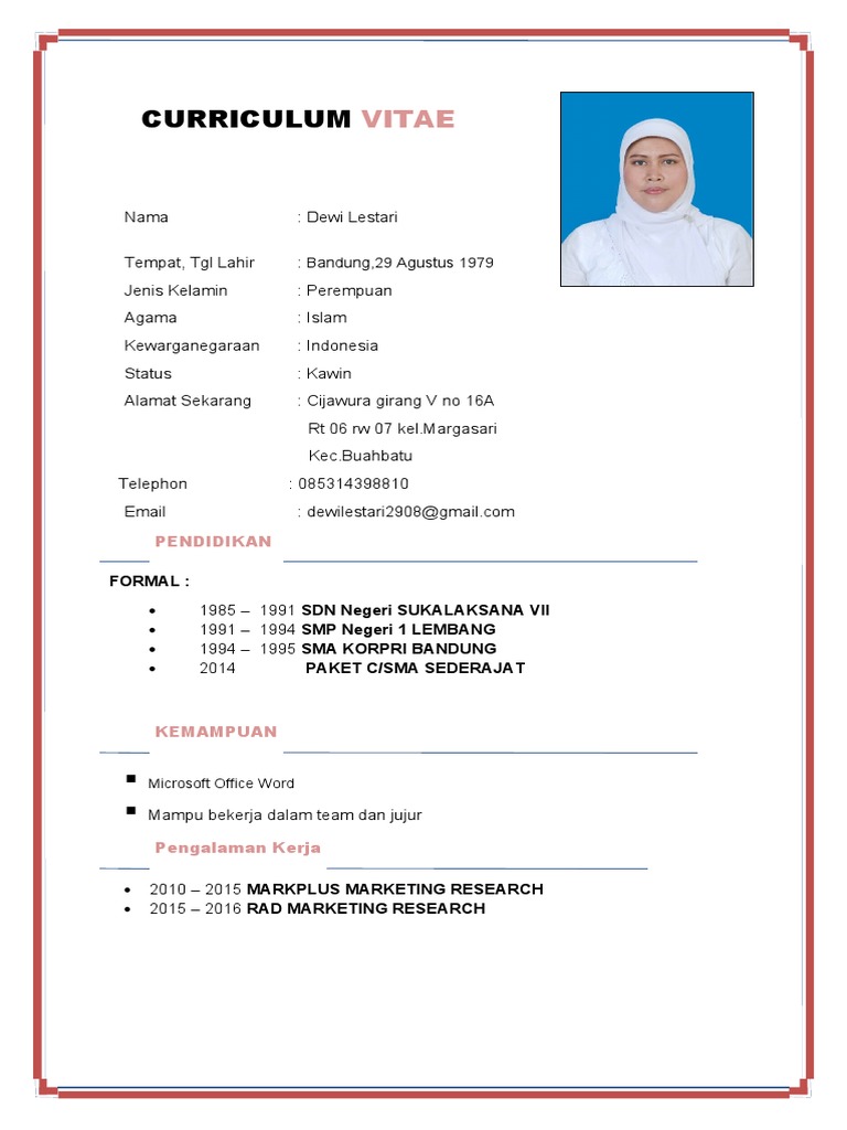 CV Dewi Lestari | PDF