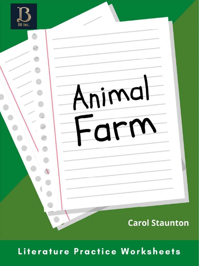 Animal Farm Literature Practice Worksheets Sample Pages | PDF ...