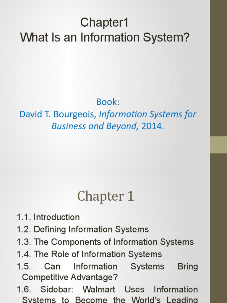 Understanding Information Systems Basics | PDF | Personal Computers ...
