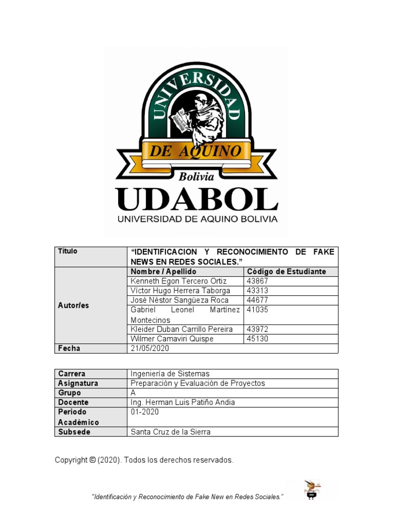 Proyecto Fake News | PDF | Metodología de encuesta | Facebook