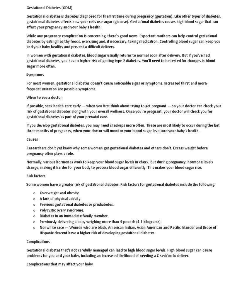 Case Study - GDM | PDF | Gestational Diabetes | Pregnancy