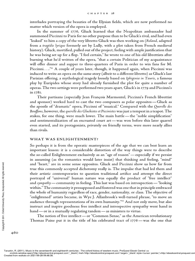 Music in The Seventeenth and Eighteenth Centuries ... - (Chapter 28 ...