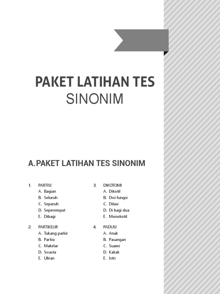 SINONIM | PDF