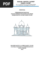 Contoh Proposal Rehab Masjid | PDF