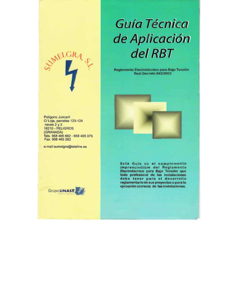 Guia Tecnica de Aplicacion Del RBT 2002 | PDF